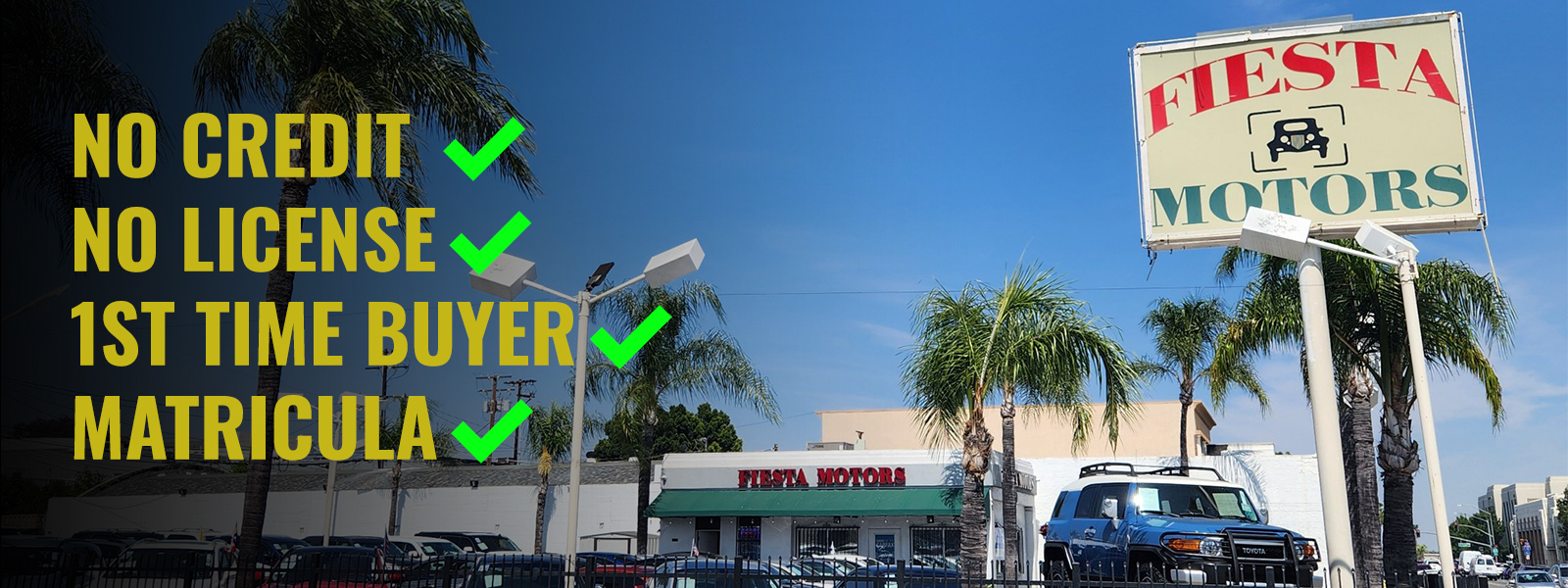 Your Trusted Used Car Dealership in California | Fiesta Motors