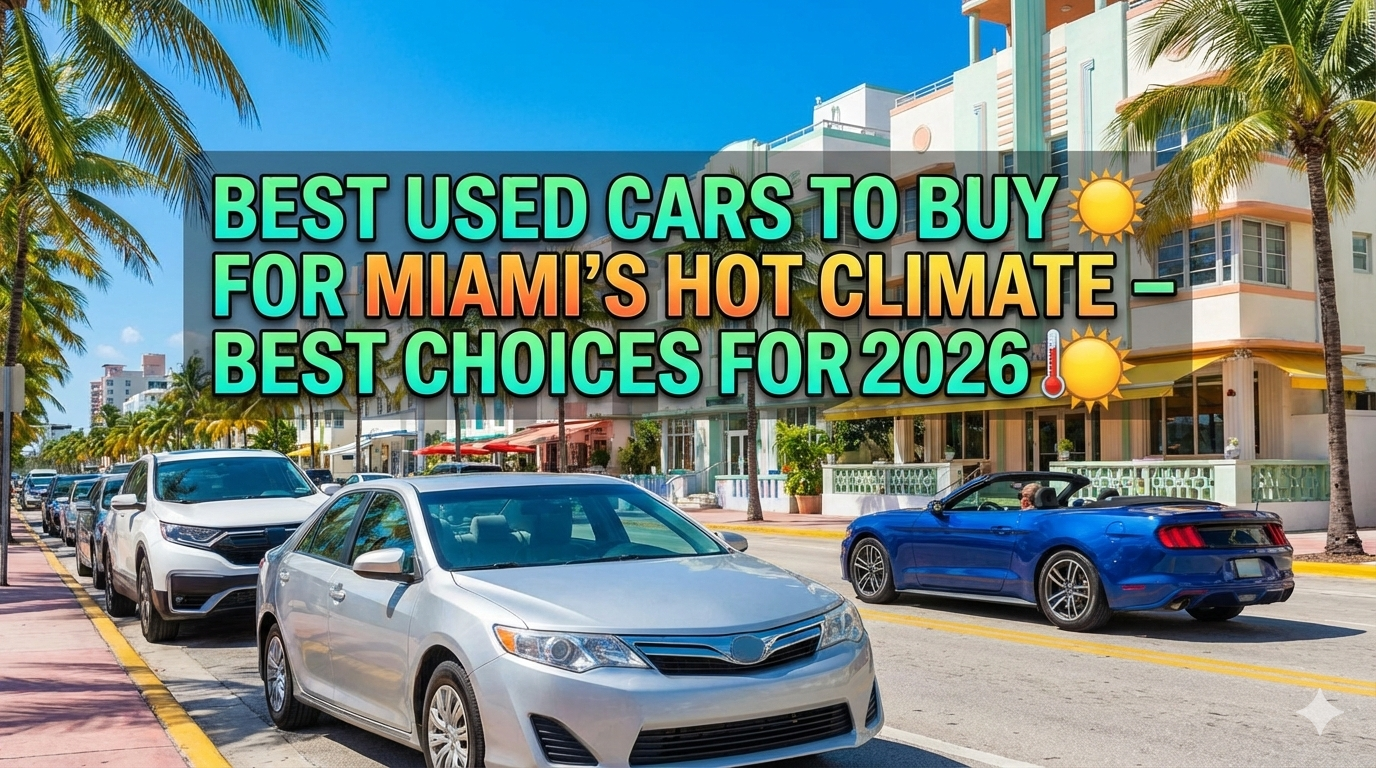 Miami's Best Used Cars To Buy: 2026 Used Vehicle Guide
