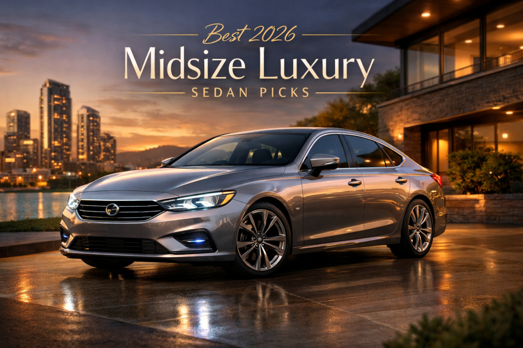 Best Luxury Sedans of 2026: Midsize Options & More