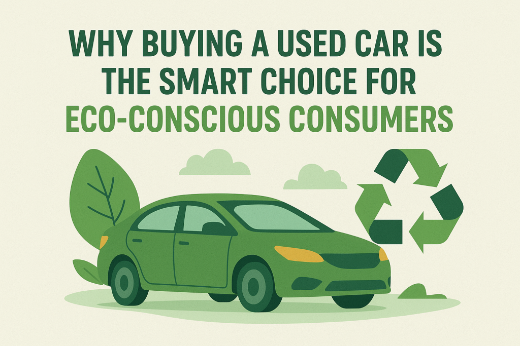 Used Cars: A Smart Choice for Eco-Conscious Consumers