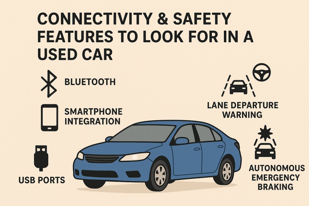 Affordable Tech in Used Cars: Top Connectivity & Safety Features