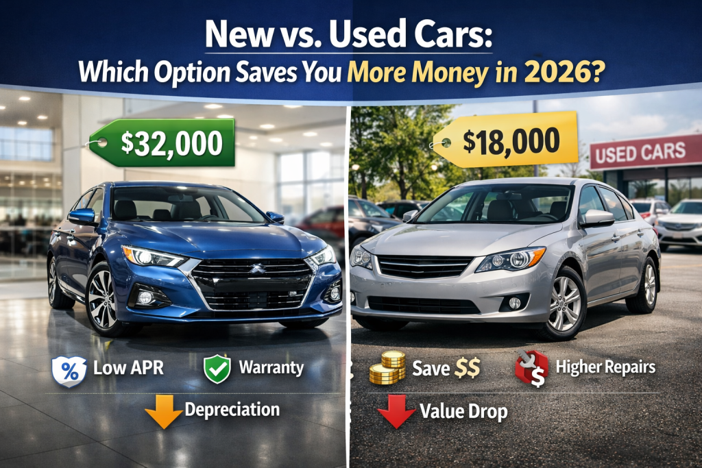 New vs. Used Cars: Which Option Saves You More Money in 2026?