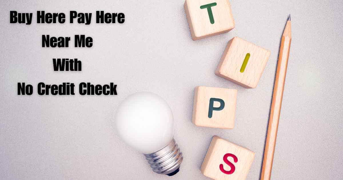 Buy Here Pay Here Near Me With No Credit Check: Best Points - Westland