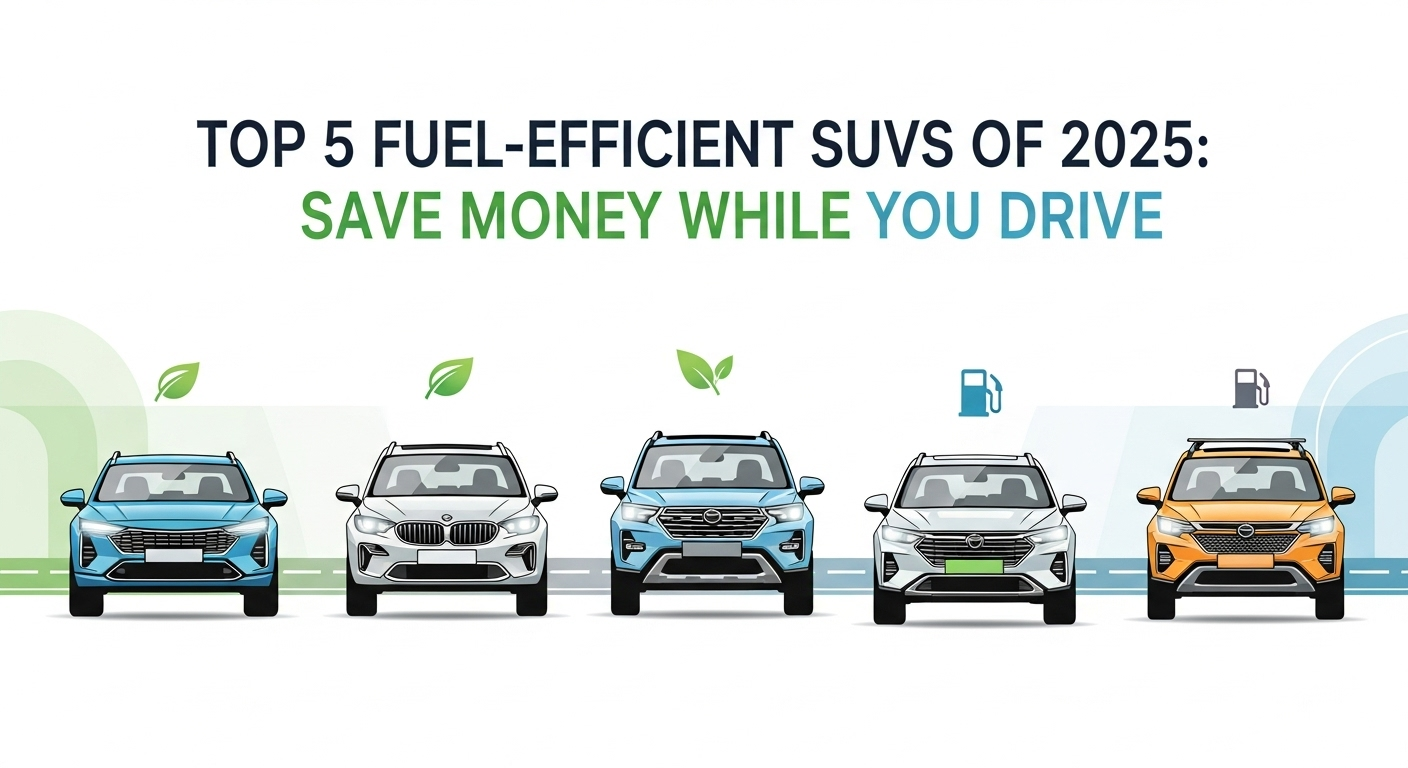2025 SUVs with the Best Gas Mileage: Top 5 Fuel Efficient SUV Guide